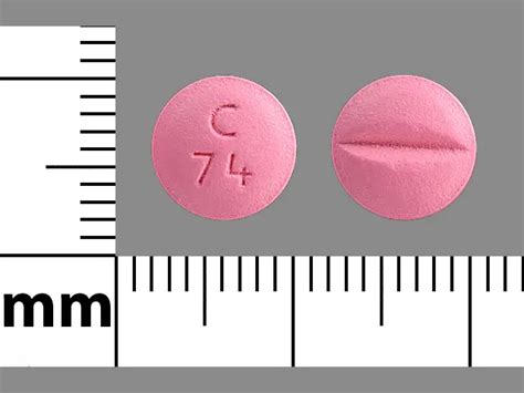 Round Pink C 74 Images Metoprolol Tartrate Metoprolol Tartrate
