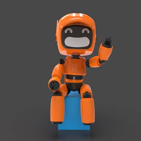 Some Folks Wanted A 3d Model For The Little Robot Dude From Ldandr So Here It Is R3dprinting