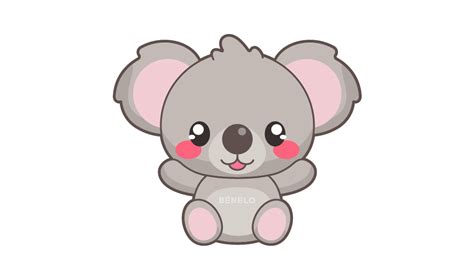 Como Dibujar Un Koala Kawaii Dibujos Faciles Kawaii Aprender A Dibujar