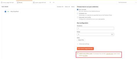 Collection Runner Restrictions Does This Include Newman Help Hub