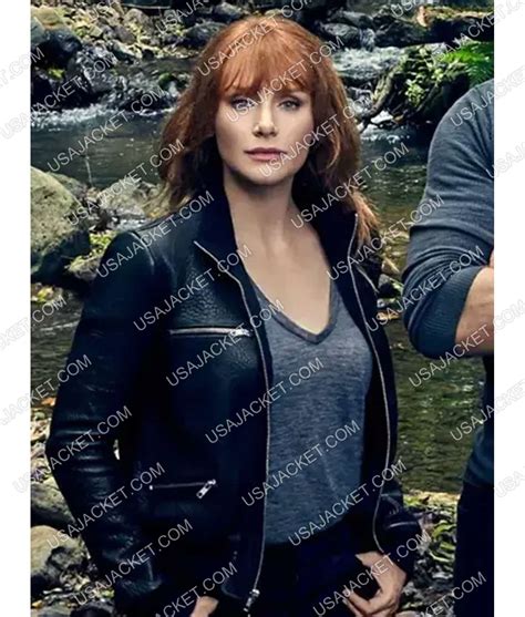 Claire Dearing Leather Jacket Movie Jurassic World Dominion