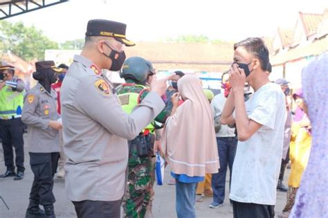 Tekan Angka Covid 19 Polres Tegal Patroli Akhir Pekan