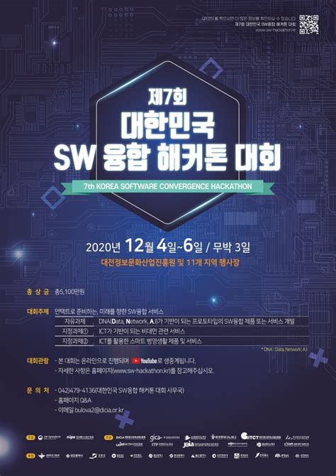 제7회 Sw융합 해커톤 대회 4~6일 온라인 개최