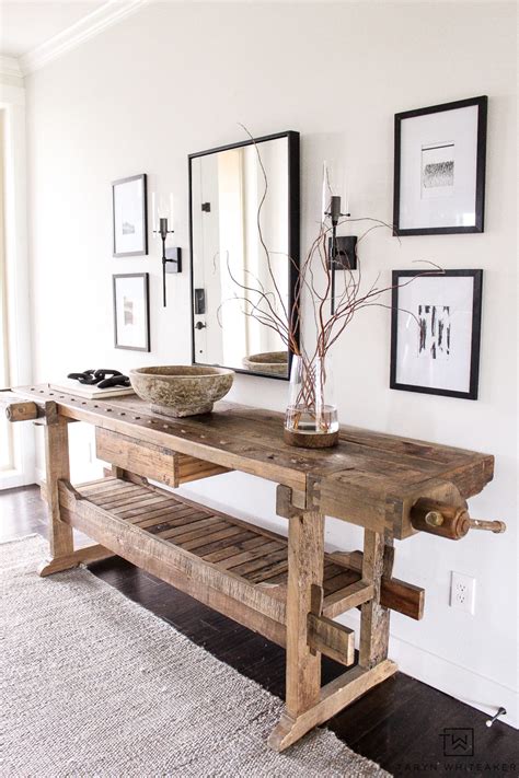 Restoration Hardware Console Sofa Table Baci Living Room