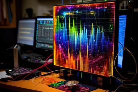 Premium Ai Image Quantum Radar Display Showing Signal Processing Data