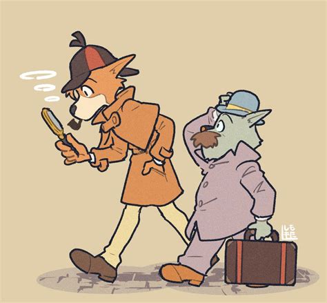 Sherlock Holmes And Doctor Watson Meitantei Holmes Drawn By Undersyaro Danbooru