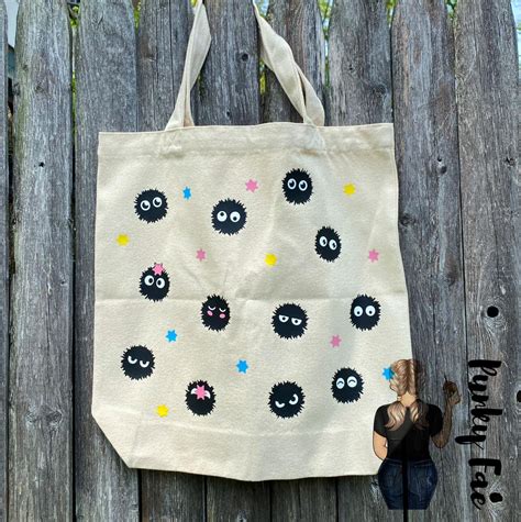 Soot Sprite Canvas Tote Bag Etsy
