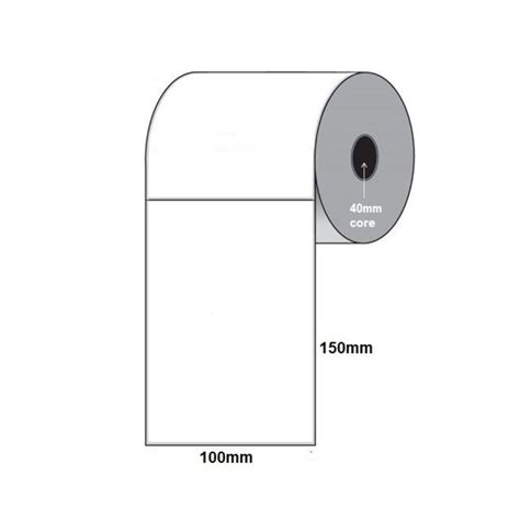 Buy Online Shipping Label 12 Rolls 100 X 150mm Dt 40mm Core At Best Price