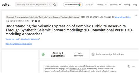 Understanding The Seismic Expression Of Complex Turbidite Reservoirs