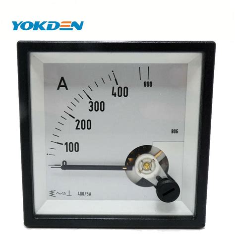 Yokden AC Analog Current Meter 800 5A Ammeter Meter Generator Parts Current Meter And Ammeter