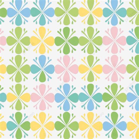 Patrón A Cuadros Sin Costuras Con Trébol En Colores De Moda Png