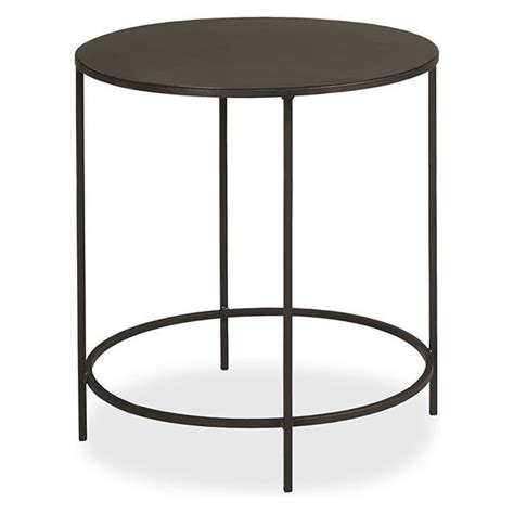 Slim Round End Tables Modern Living Room Furniture Room And Board