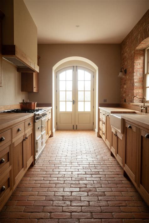 Inspiring Brick Floor Kitchen Ideas For A Timeless Look Tale Of Home