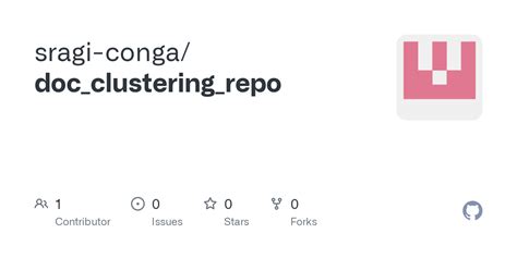 Github Sragi Congadocclusteringrepo