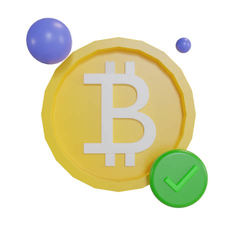 3d Illustration Object Icon Bitcoin 8485625 Png