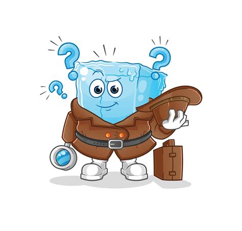 Ice Cube Melted Cartoon Vector Vector Art At Vecteezy