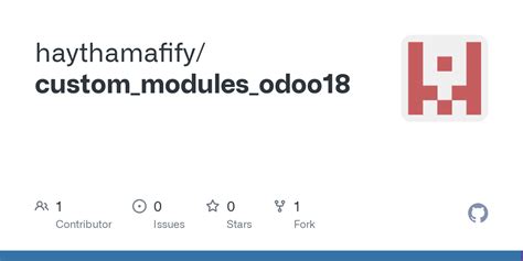 Github Haythamafifycustommodulesodoo18