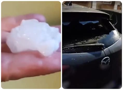 Grossi Chicchi Di Grandine Su Milano Due Feriti Danni Alle Auto E Una