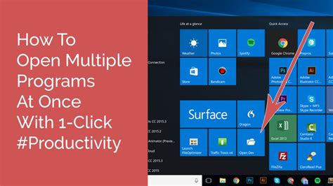 open multiple programs at once on windows henry reith