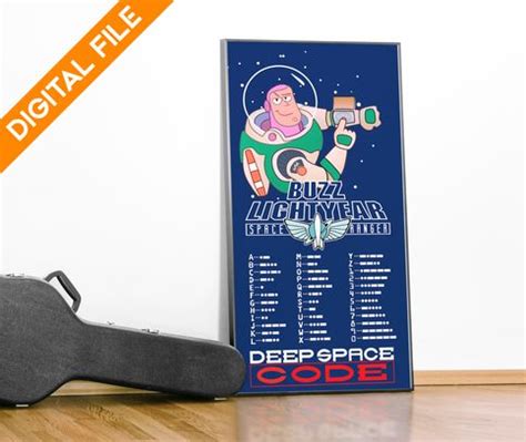 Buzz Lightyear Toy Story Original Poster Space Code High Quality From Mercado Virtual