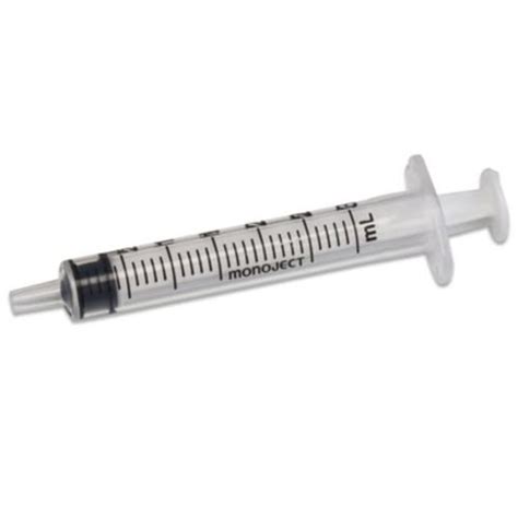 Monoject Softpack 3 Ml Syringe Without Needle Regular Luer Tip