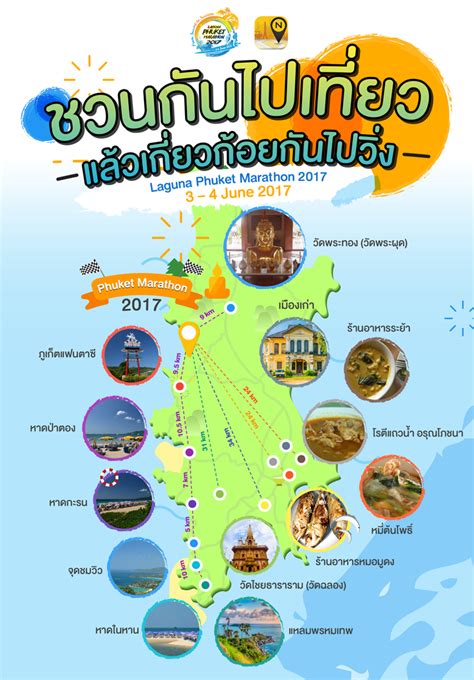 แผนที่ Nostra ชวนกันไปเที่ยวแล้วเกี่ยวก้อยกันไปวิ่ง “ลากูน่าภูเก็ต