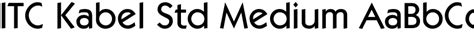ITC Kabel Std Font Family Download Free For Desktop Webfont