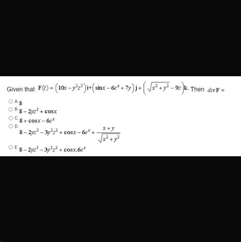 Solved Given That