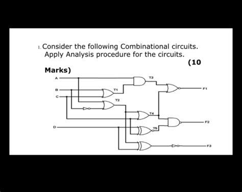 Solved Consider The Following Combinational Circuits Chegg