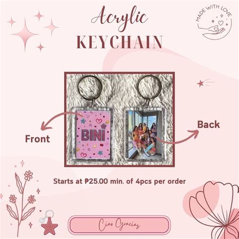 Acrylic Keychain Lipa City Batangas Lipa City Philippines 26