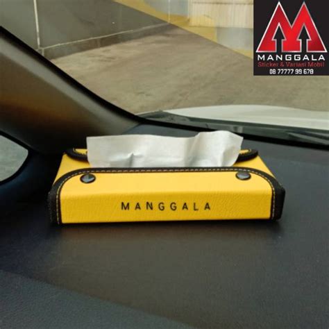 Jual Tempat Kotak Tisu Tisue Tissue Box Dashboard Mobil Polos Kuning Shopee Indonesia