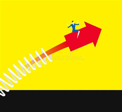 Make An Arrow Upward Stock Illustration Illustration Of Conception
