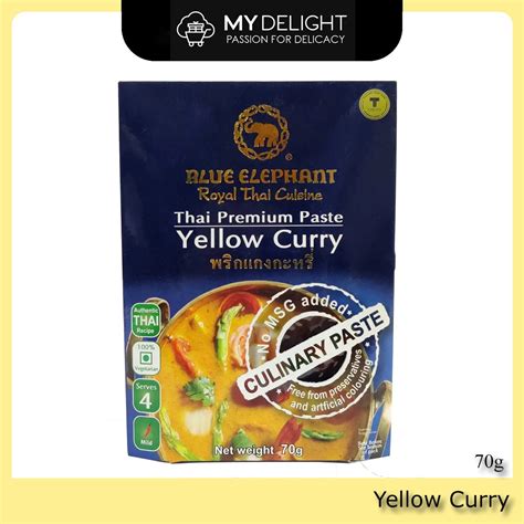 Blue Elephant Thai Premium Red Green Yellow Curry Tom Yam Kha Stir Fry Holy Basil Ayam Brand