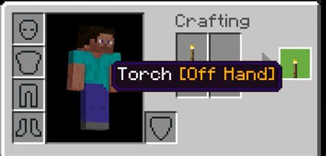 Torch Offhand Addon 1 19 Mcpe Bedrock Mod Mc Mod Net