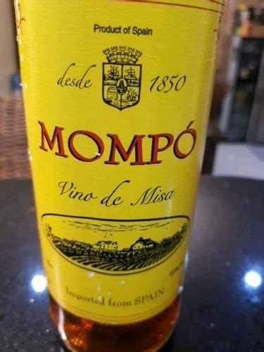 Mompó Red Mass Wine Vivino English