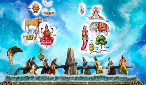 How Many Things Came Out Of Samudra Manthan 14 Gems The Moral