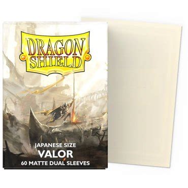 60 Pochettes Dual Matte Format Japonais Valor Dragon Shield Acheter