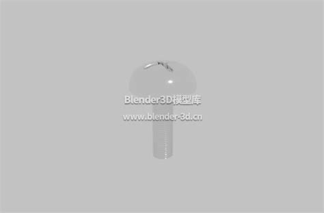 Blender 半圆头螺丝3d模型素材资源免费下载 Blender3d模型库