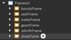 FrameUI Is Not A Valid Member Of PlayerGui Players PLAYERNAME PlayerGu Scripting Support