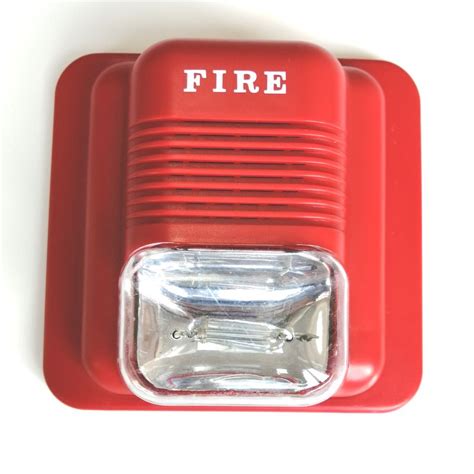 Felix Sound And Light Fire Alarm Warning Strobe Siren Horn Alert