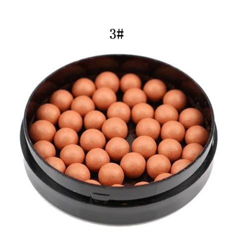 1pc Makeup Face Matte Blusher Ball 3 In 1 Blush Eyeshadow Contour