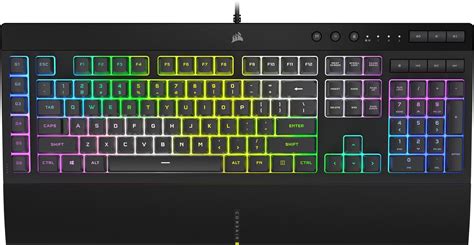 Corsair K55 Rgb Gaming Keyboard Ip42 Dust And Water Resistance 6 Programmable