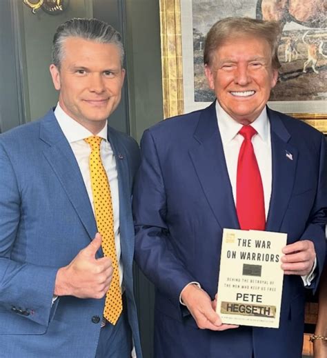 Trump Secretary Of Defense Nominee Pete Hegseth Called For A “righteous