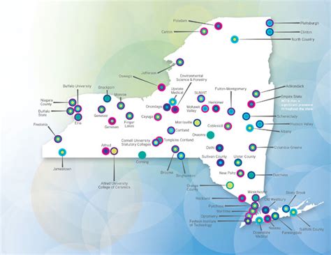 Suny Map Color 2018