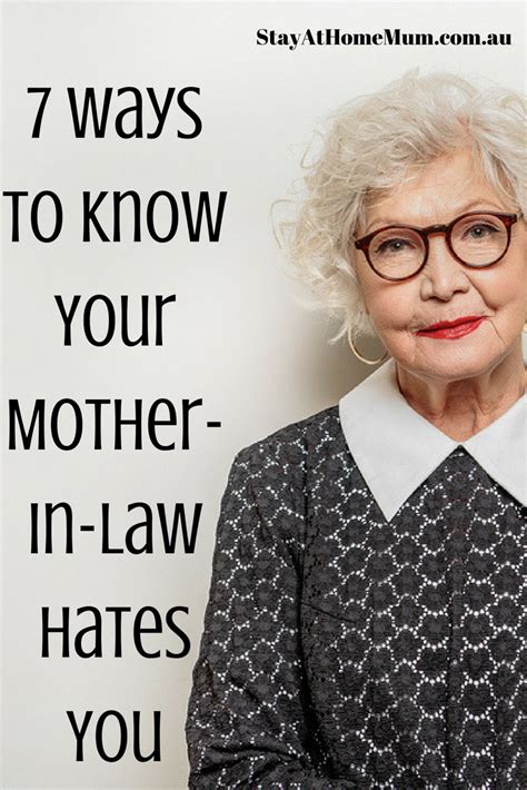7 Ways To Know Your Mother In Law Hates You Stay At Home Mum