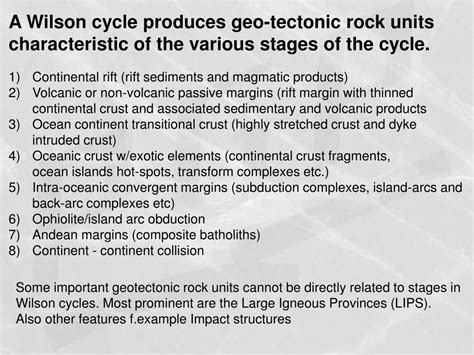 Ppt 2 Super Continent Cyclisity And Wilson Cycle Tectonics Powerpoint Presentation Id