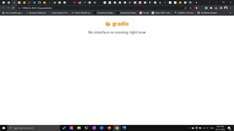 No Interface Is Running Right Now · Issue 3060 · Gradio Appgradio