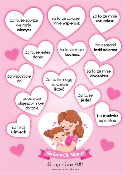 Dzień Mamy Darmowe Materiały Do Pobrania Na Dzień Mamy