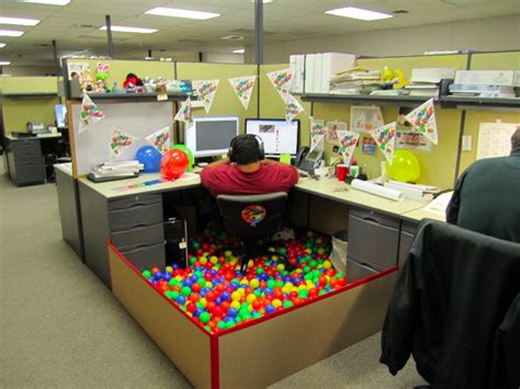 Man Bored In Cubicle