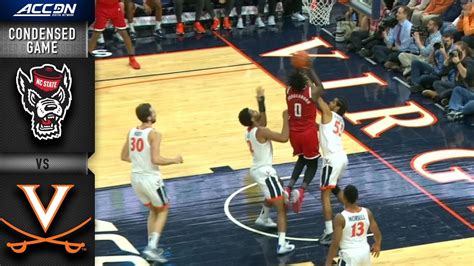 NC State Vs Virginia Condensed Game 2019 20 ACC Men S Basketball
